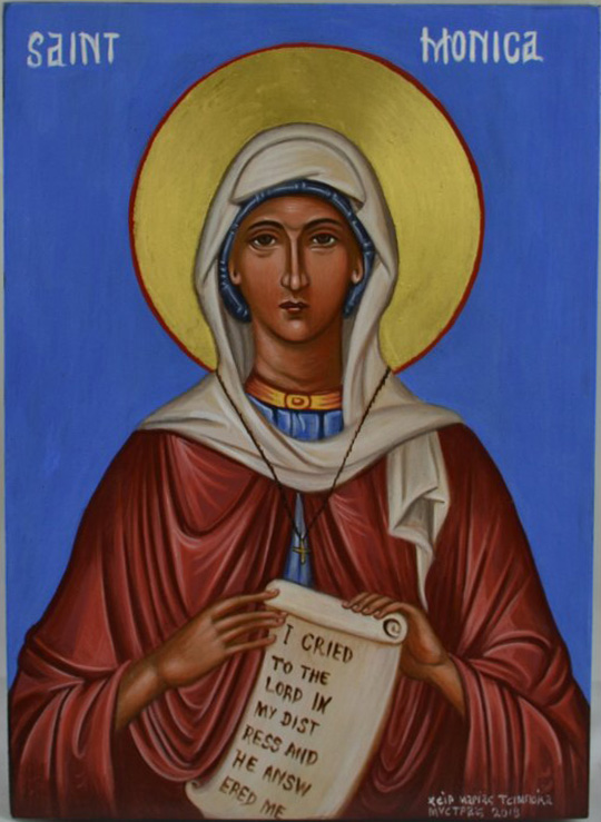Saint Monica - Porfyra icons